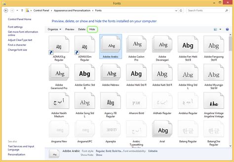 how to install new fonts in windows