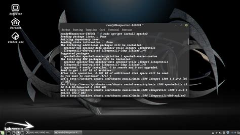 konfigurasi web server dengan lamp linux apache mariadb