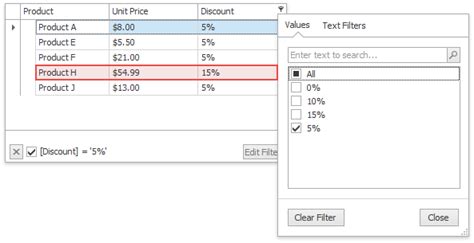 filtering in code winforms controls devexpress