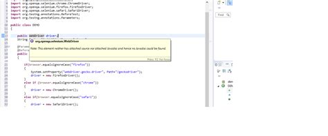 java how to implement interface concept in selenium webdriver testng