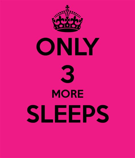 Diary Of A Shrinking Mel ~3 More Sleeps~