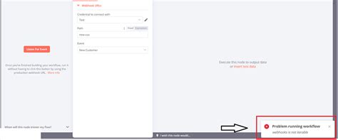 help me fix error webhooks is not iterable when doing trigger node