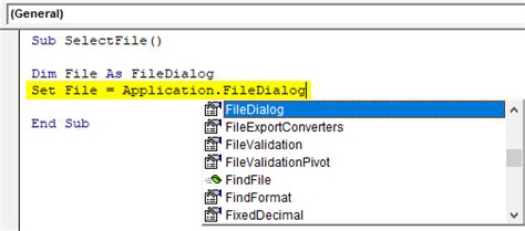 vba filedialog how to use filedialog object in excel vba