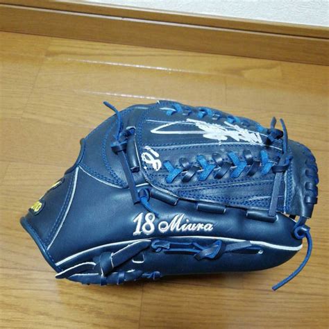 代購代標第一品牌－樂淘letao－極美品 父の日限定 当選品 大人用 グローブプレゼント 三浦大輔 サイン入り 軟式 ミズノ 横浜ベイスターズ