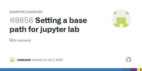 setting a base path for jupyter lab · issue 8656 · jupyterlab