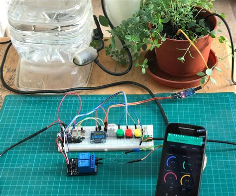 automatic gardening system with nodemcu and blynk the ardufarmbot 2