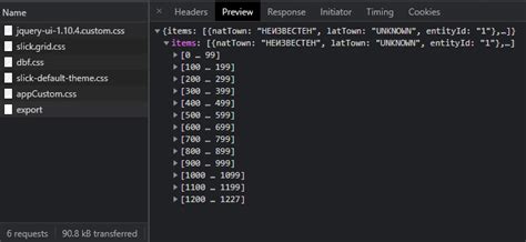 javascript how to download json file from response by jquery and ajax