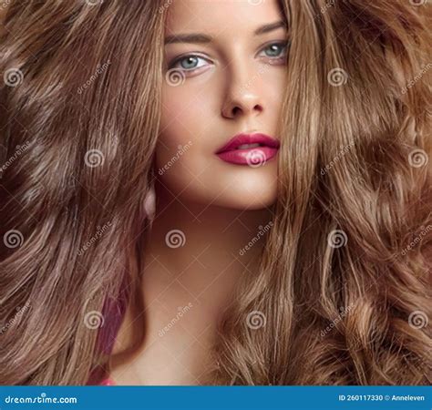 Hairstyle Beauty And Hair Care Beautiful Woman With Long Natural