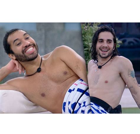 Fiuk E Gilberto Dão Selinho E Pulam Sem Roupa Na Piscina Após Escaparem