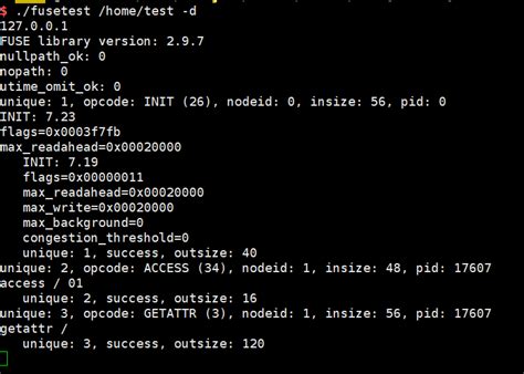 input output error with fuse filesystem on linux stack overflow