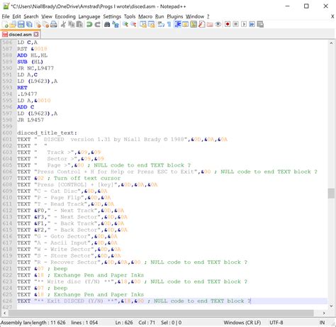 disassembling my old code from 1988 part 3 amstrad noob