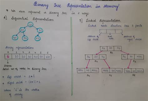 data structures and algorithms binary tree representation sequential