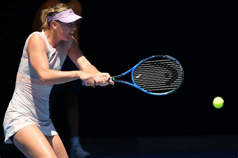 Maria Sharapova At Australian Open Tennis Tournament In Melbourne 01 18