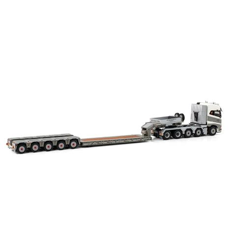 Wsi Affolter Volvo Fh4 Globetrotter 10x4 With 5 Axle Nooteboom Low Loader