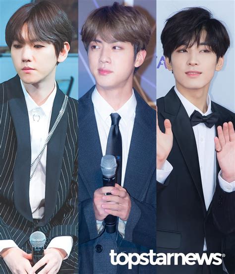 [hd테마] 시상식서 ‘완벽 비주얼로 별명 얻은 ★…‘서가대 버건디 엑소 Exo 백현 ‘차문남 방탄소년단 Bts 진
