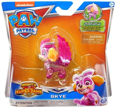 Paw Patrol Mighty Pups Super Paws Skye Vehicle Figure Spin Master Toywiz