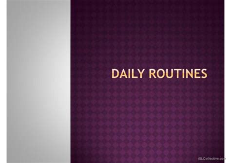 Daily Routines Vocabulary Flashcards And Dominoes Vocab 111540 Hot