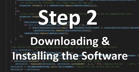downloading and setting up software
