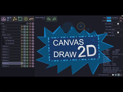 canvas draw 2d by donitz