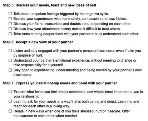 Emotionally Focused Therapy Roadmap For Couples Five Star Wellbeing