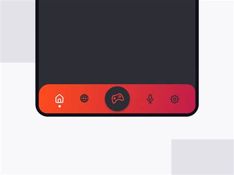 gaming app tab bar interaction by gaetan plait on dribbble