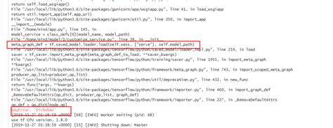 python error on loading a pb model in tensorflow stack overflow