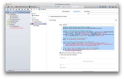 objective c how to build an objective c static library itecnote