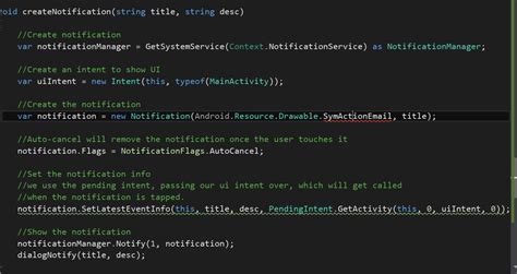 c notifications on xamarin android resource drawable symactionemail