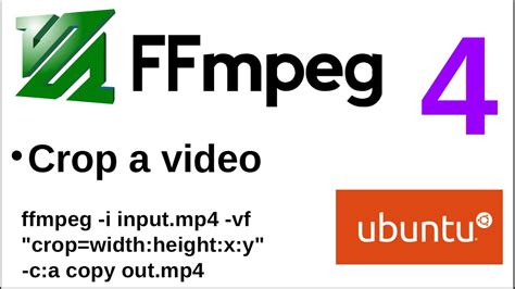 ffmpeg tutorials 4 crop a video with ffmpeg command youtube