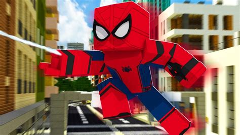 Homem Aranha No Minecraft Youtube
