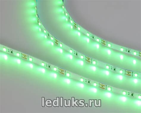 Светодиодная лента 2835 60d 4 8w Зелёный 12v Ip65