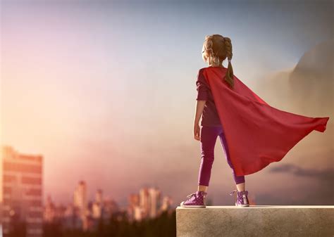 Girl Wearing Red Cape Standing On Ledge Hd Wallpaper Wallpaper Flare