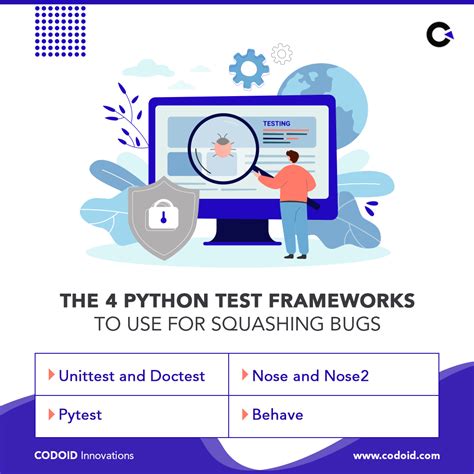 the 4 python test frameworks to use for squashing bugs 1 unittest and