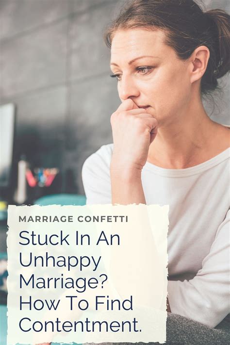 Stuck In An Unhappy Marriage How To Find Contentment Unhappy