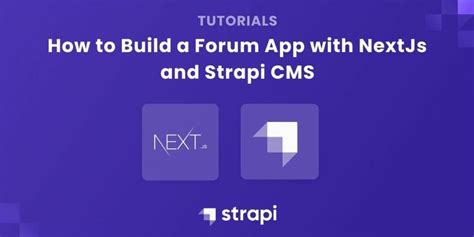 how to build a forum app with nextjs and strapi cms devto