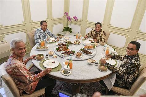 Posisi Duduk Anies Dan Jokowi Berhadapan Saat Makan Siang Simak Teori