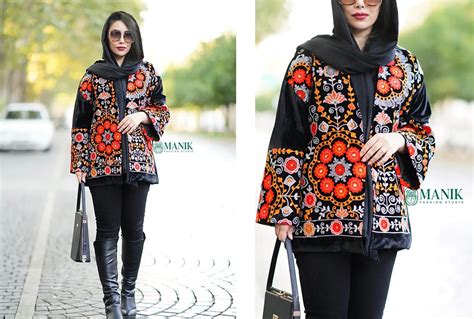 پارچه مخمل سوزن دوزی و ایده دوخت مانتوهای خاص و زیبا فروشگاه آنلاین