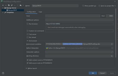 解决django项目启动python console报错和run manage py task功能无法使用 run manage py