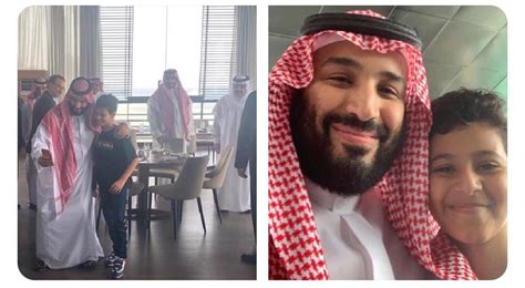 وائل الصغير مع ولي العهد محمد بن سلمان في كورنيش جده W198 واتس