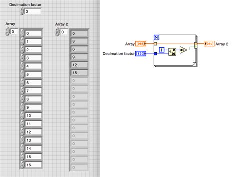 solved how to extract every nth element from an existing 1d array ni