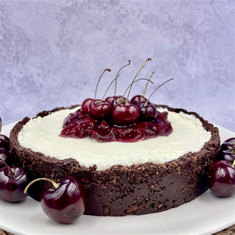 Cherry Cheesecake With Chocolate Crust No Bake Veggie Ideas