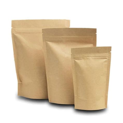 Brown Kraft Paper Pouch Disposable White Color In Faridabad