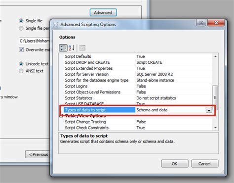ssms how to generate scripts to recreate table using sql