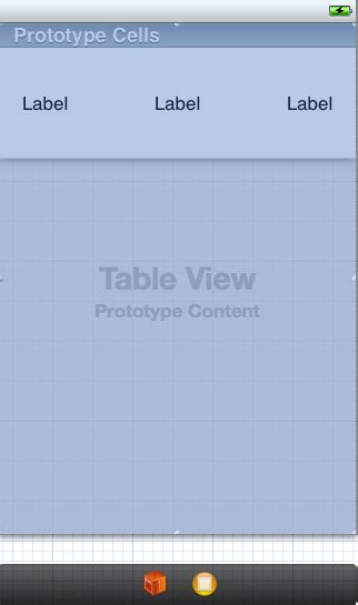 iphone custom uitableviewcell does not show the labels in storyboard