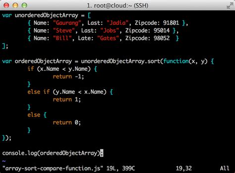 javascript array sort with examples gaurang jadia