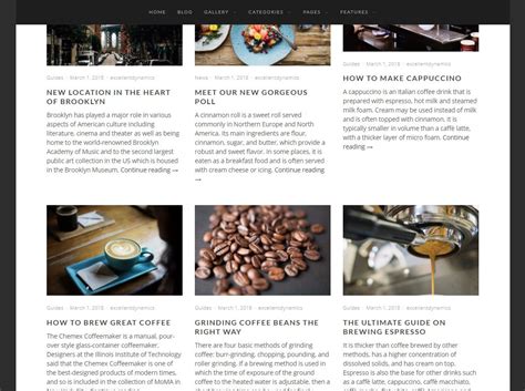 coffee shop pastry wp theme by excellentdynamics codester