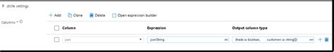 parse data transformations in mapping data flow azure data factory