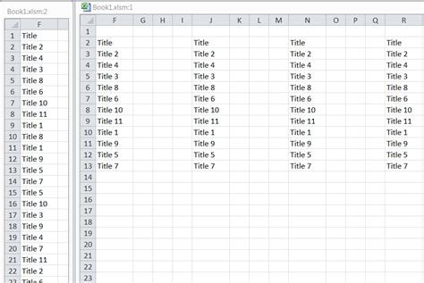 excel creating a dynamic range in vba from unique texts in reference