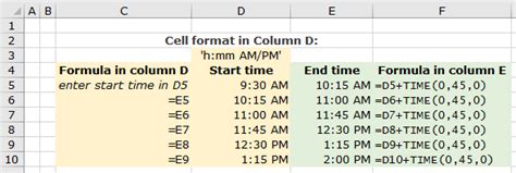 add time using excel s time function excel quick help