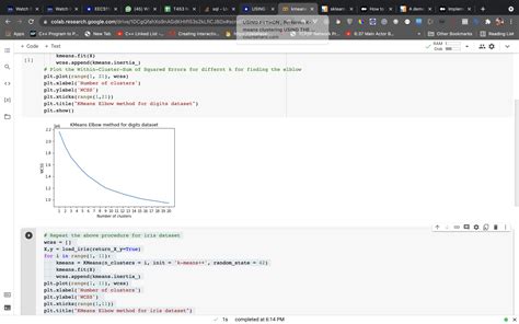 [solved] Using Python Perform A K Means Clustering Using The Elbow